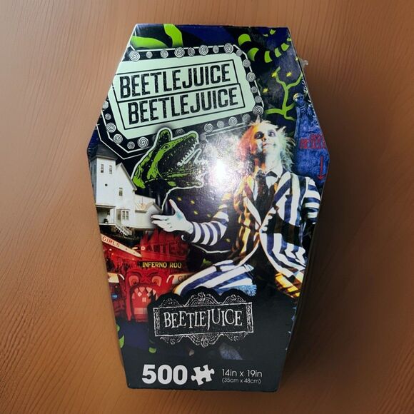 Cracker Barrel | Toys | Beetlejuice 50 Piece Jigsaw Puzzle New Tim ...